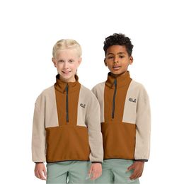 Jack Wolfskin Fleecepullover "Taunus" in Hellbraun/ Beige - 33% | Gr&ouml;&szlig;e 152 | Kids-fleecejacken-fleecepullover
