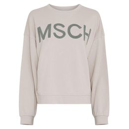 MOSS COPENHAGEN Sweatshirt "Mela Briena" in Beige - 47% | Gr&ouml;&szlig;e L/XL | Damen-sweatshirts-jacken