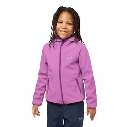 Jack Wolfskin Softshelljacke "Fourwinds" in Lila - 40% | Gr&ouml;&szlig;e 104 | Kinder-outdoor-jacken