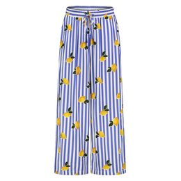 Sublevel Hose in Blau/ Wei&szlig; - 72% | Gr&ouml;&szlig;e XS | Damenhosen