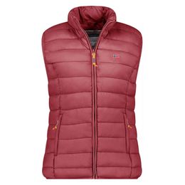 Geographical Norway Steppweste "Vatikolor" in Aubergine - 68% | Gr&ouml;&szlig;e S | Damenjacken