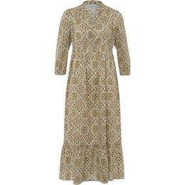 FELICITAS Kleid Koralie Gr&uuml;n/Bunt (Gr&ouml;&szlig;e: XL)