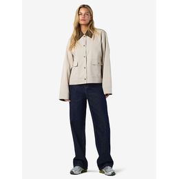 Noisy may Hemdjacke "Nora" in Beige - 68% | Gr&ouml;&szlig;e XS | Damenjacken