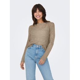Jacqueline de Yong JDY Pullover "Sun" in Taupe - 37% | Gr&ouml;&szlig;e M | Damen-blusen