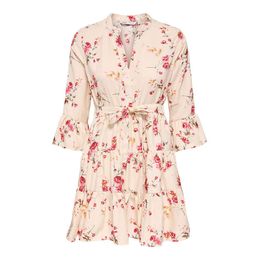 Only Kleid in Beige/ Rosa - 22% | Gr&ouml;&szlig;e M | Damen-kleider