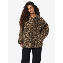 Noisy may Teddyjacke "NMFELINE" in Hellbraun - 64% | Gr&ouml;&szlig;e XS | Damenjacken