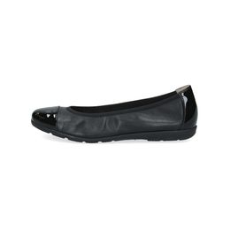 Caprice Leder-Ballerinas in Schwarz - 48% | Gr&ouml;&szlig;e 37 | Damen-ballerinas