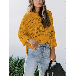LA Angels Pullover in Hellbraun - 68% | Gr&ouml;&szlig;e M | Damen-pullover-cardigans
