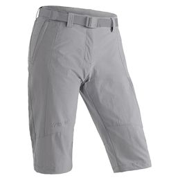 Maier Sports Funktionscaprihose "Kluane" in Grau - 55% | Gr&ouml;&szlig;e 38 | Damen-sporthosen