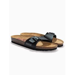 BACKSUN Leder-Pantoletten "Paris" in Schwarz - 67% | Gr&ouml;&szlig;e 36 | Damen-pantoletten