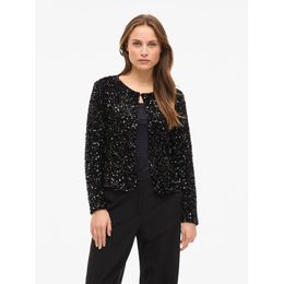 Vila Cardigan "Faith" in Schwarz - 57% | Gr&ouml;&szlig;e L | Damen-pullover-cardigans