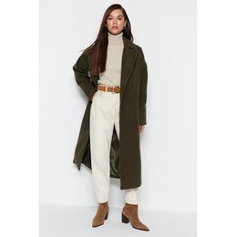 Trendyol &Uuml;bergangsmantel in Khaki - 56% | Gr&ouml;&szlig;e 40 | Damenjacken