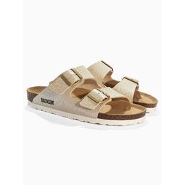BACKSUN Pantoletten "Bali" in Beige - 56% | Gr&ouml;&szlig;e 38 | Damen-pantoletten