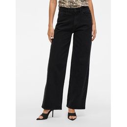 Vila Jeans "Vifreya" - Comfort fit - in Schwarz - 40% | Gr&ouml;&szlig;e 44/L30 | Damenjeans