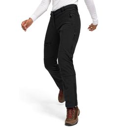 Maier Sports Winter-Softshellhose "Adakit" in Schwarz - 59% | Gr&ouml;&szlig;e 21 | Damen-sporthosen