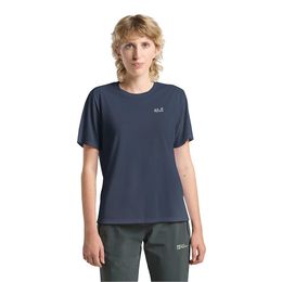 Jack Wolfskin Funktionsshirt "Vonnan" in Dunkelblau - 27% | Gr&ouml;&szlig;e L | Damen-outdoor-tops-shirts