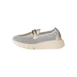 Unisa Leder-Mokassins in Gold - 57% | Gr&ouml;&szlig;e 39 | Damen-schuhe-halbschuhe