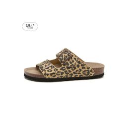 teegu Pantoletten in Beige/ Braun - 41% | Gr&ouml;&szlig;e 42 | Damen-pantoletten