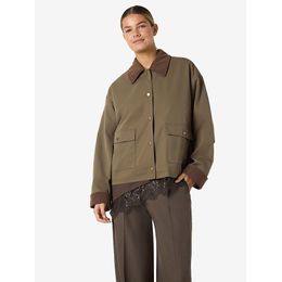 Noisy may Hemdjacke "Nora" in Braun - 67% | Gr&ouml;&szlig;e S | Damenjacken