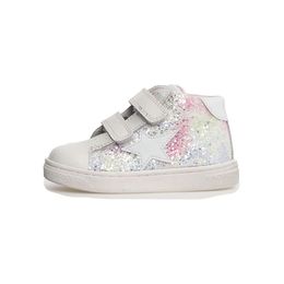 Naturino Leder-Sneakers "Pinn" in Wei&szlig; - 53% | Gr&ouml;&szlig;e 27 | Kindersneakers