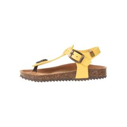 El Naturalista Leder-Zehentrenner in Gelb - 55% | Gr&ouml;&szlig;e 30 | Kindersandalen