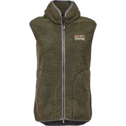 Parforce Damen Faserpelzweste Hatz-Watz Oliv (Gr&ouml;&szlig;e: XL)