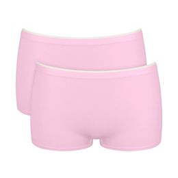 Panty Sloggi "GO Sense", Damen, Gr. XXL, floral pink, Single Jersey, Obermaterial: 88% Modal, 12% Elasthan, Unterhosen Panty, Santoni Rundstrick