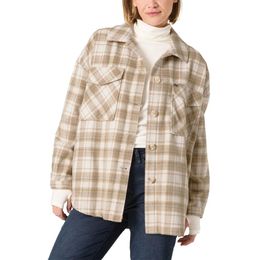 Timezone Hemdjacke in Beige - 65% | Gr&ouml;&szlig;e L | Damenjacken