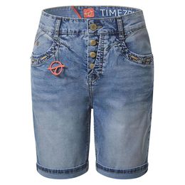 Timezone Jeans-Shorts "Ravi" - Regular fit - in Blau - 35% | Gr&ouml;&szlig;e W28 | Shorts