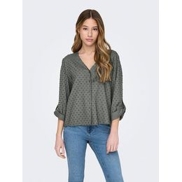 Jacqueline de Yong JDY Bluse in Grau - 40% | Gr&ouml;&szlig;e M | Damen-blusen
