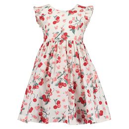Blue Seven Kleid in Wei&szlig;/ Rot - 31% | Gr&ouml;&szlig;e 104 | Kinderkleider