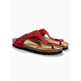 BACKSUN Zehentrenner "Singapore" in Rot - 65% | Gr&ouml;&szlig;e 36 | Damen-sandalen
