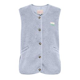 KIDS Only Teddyweste "Baby" in Hellblau - 34% | Gr&ouml;&szlig;e 152 | Kinderjacken