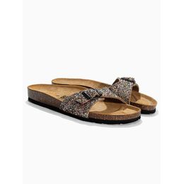 BACKSUN Leder-Pantoletten "Paris" in Bunt - 62% | Gr&ouml;&szlig;e 38 | Damen-pantoletten