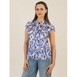 Apart Bluse in Blau/ Creme - 70% | Gr&ouml;&szlig;e 44 | Damen-blusen