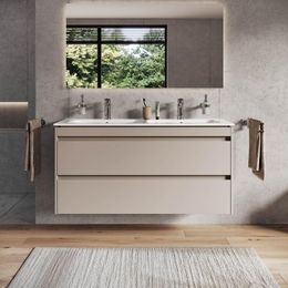 Duravit Plinero Schrank mit Doppelwaschtisch, 2 Ausz&uuml;ge, 23041300002+PL6764091910000,