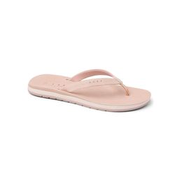 Reef Leder-Zehentrenner "Ojai Classic Slim" in Rosa - 37% | Gr&ouml;&szlig;e 40 | Damen-sandalen