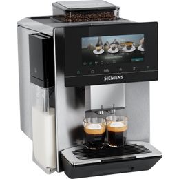 Siemens Kaffeevollautomat "TQ923EZ3", edelstahl, B:31,5cm H:39,2cm T:47cm, Kaffeevollautomaten, farbiges 6.8'' TFT-Display, individuelle Aromaeinstellung, Edelstahl, Kaffeevollautomat