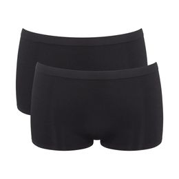 Panty Sloggi "GO Sense", Damen, Gr. S, schwarz, Single Jersey, Obermaterial: 89% Modal, 11% Elasthan, Unterhosen Panty, Santoni Rundstrick