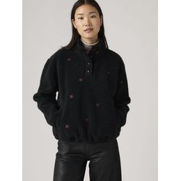 Levi's Levis Fleecepullover in Schwarz - 61% | Gr&ouml;&szlig;e M | Damenpullover