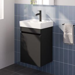 Villeroy & Boch Villeroy & Boch Collaro Handwaschbecken, evineo ineo5 evo Unterschrank B: 43 cm, mit 1 T&uuml;r, mit Griffmulde,, 43344501+BE0722BM,