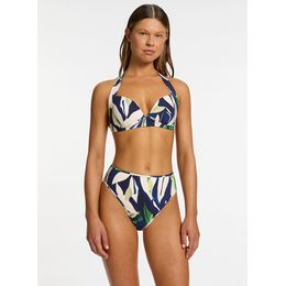 Jets Bikini-Hose in Dunkelblau/ Wei&szlig; - 72% | Gr&ouml;&szlig;e XS | Damen-bademode