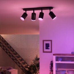 PHILIPS Hue White & Color Ambiance Fugato Strahler, GU10, 4-flammig, 8720169319394,