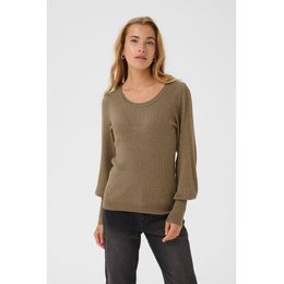 Kaffe Pullover in Hellbraun - 63% | Gr&ouml;&szlig;e L | Damen-pullover-cardigans