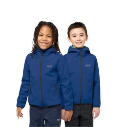 Jack Wolfskin Softshelljacke "Fourwinds" in Blau - 41% | Gr&ouml;&szlig;e 116 | Kinder-outdoor-jacken