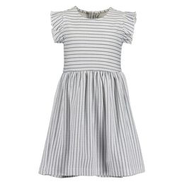 Blue Seven Kleid in Grau/ Wei&szlig; - 35% | Gr&ouml;&szlig;e 116 | Kinderkleider