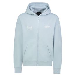 Sublevel Sweatjacke in Hellblau - 53% | Gr&ouml;&szlig;e M | Herren-sweatshirts-jacken