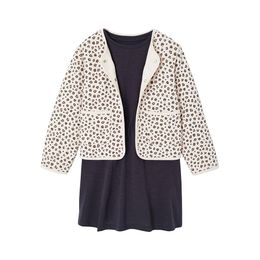 Vertbaudet 2tlg. Outfit in Dunkelblau/ Wei&szlig; - 39% | Gr&ouml;&szlig;e 140 | Kinderkleider