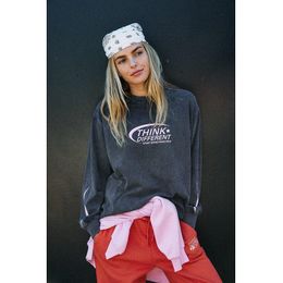 Noisy may Sweatshirt "Polly" in Anthrazit - 67% | Gr&ouml;&szlig;e S | Damen-sweatshirts-jacken