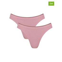 Sloggi 2er-Set: Slips "Go Sense" in Rosa - 45% | Gr&ouml;&szlig;e S | Damen-unterteile
